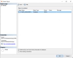 SQL Database Stuck In Restoring State