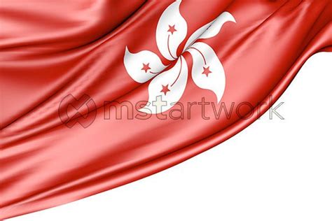 Hongkong Flag Isolated On White Graphic By Mstartwork Creative Fabrica
