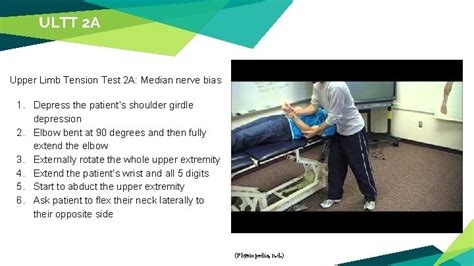 Upper Limb Tension Test ULTT Note All Upper