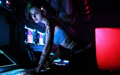 Judy Alvarez Wallpaper 4K Video Game Cyberpunk 2077