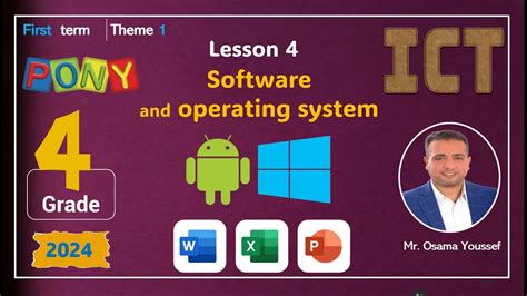 ICT Grade 4 First Term Theme1 Lesson 4 Software And Operating System
