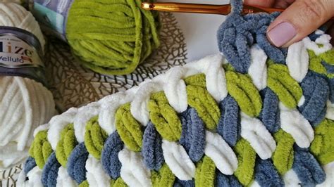 Easy Crochet Baby Blanket Zigzag Spike Pattern For Beginners YouTube