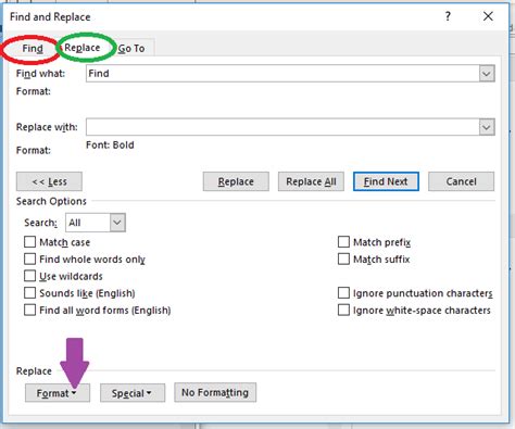 microsoft word tips and tricks for using the find replace functions