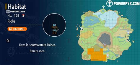 Pokemon Scarlet Violet Riolu Location