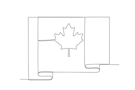 A Folded Canadian Flag Vector Art At Vecteezy