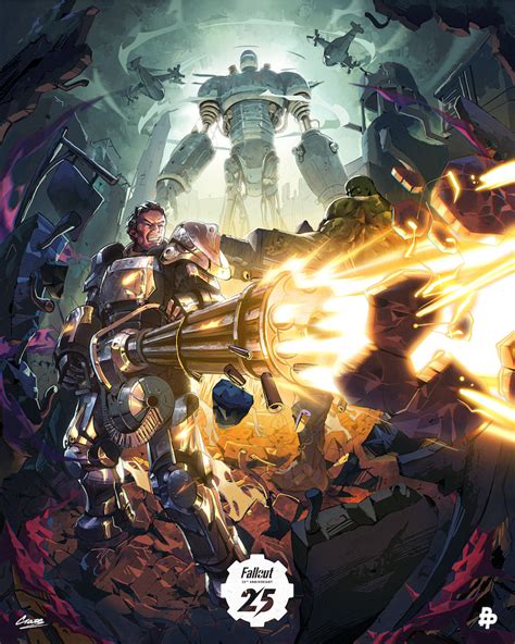 Bethesda Game Studios Fallout MEOKCA X Poster Posse