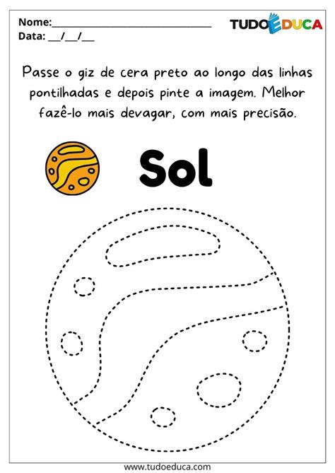 Atividades sistema solar Atividades Pedagógicas