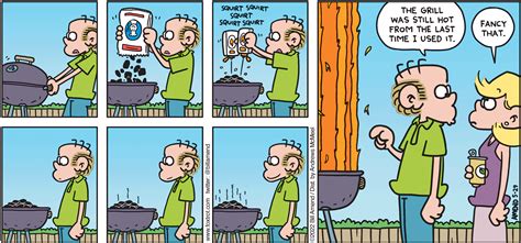 Hot Grill Summer Grilling Foxtrot Comics By Bill Amend