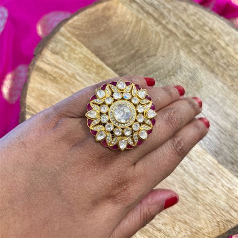 Madeline Moissanite Ring Rajatamaya Online Jewelry Store