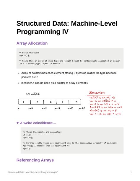 structured data machine level programming iv structured data machine level programming iv