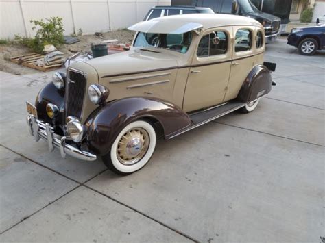 1935 CHEVY MASTER DELUXE SLANTBACK RARE GM 4DOOR ORIGINAL For Sale