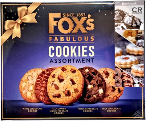 Foxs Cookies Fox S Fabulous 365g Assorted Cookies Half Coated