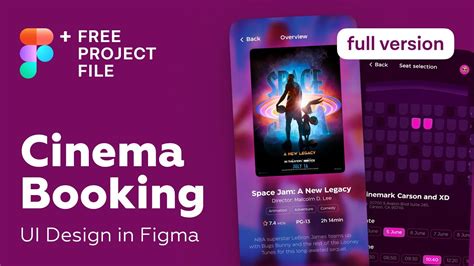 Figma Tutorial Full Ver Cinema Booking App Ui Design In Figma Free