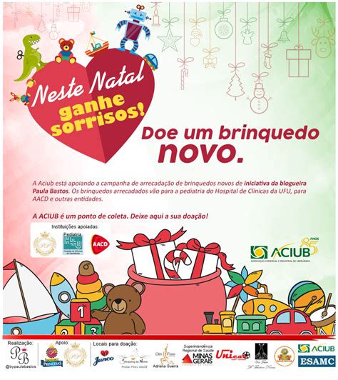 Aciub participa de campanha de arrecadação de brinquedos ACIUB