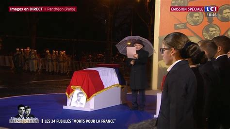 VIDÉO Missak et Mélinée Manouchian au Panthéon les moments forts de