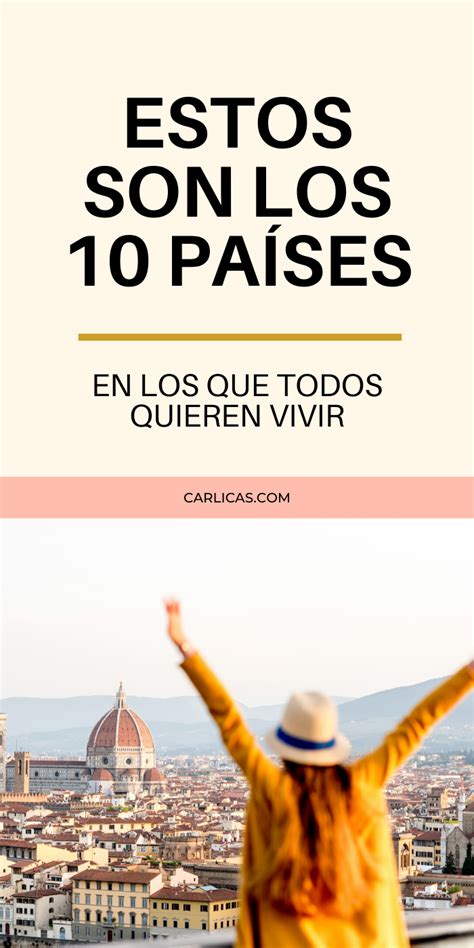 LOS MEJORES PAÍSES PARA VIVIR EN EL MUNDO Carlicas Trucos de viaje