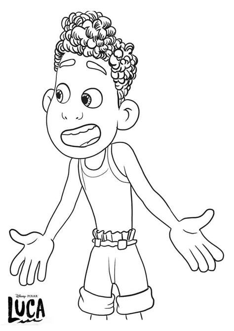 Alberto Y Luca Para Colorear Imprimir E Dibujar Coloringonly