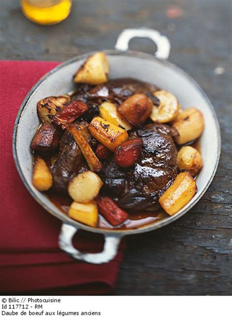 Joue de bœuf aux légumes anciens Recette Maximag fr