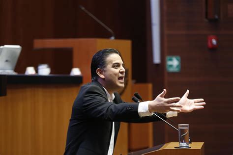 Senador Damián Zepeda Vidales presenta voto particular a elegibilidad