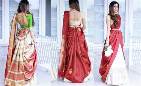 Traditional Saree Draping Styles On Sale Bellvalefarms
