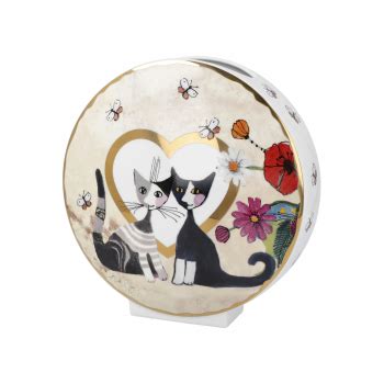 Dekoralia De Goebel Innamorato Vase Rosina Wachtmeister Katzen