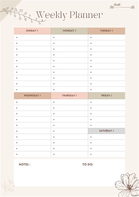 Weekly Planner Notability Gallery