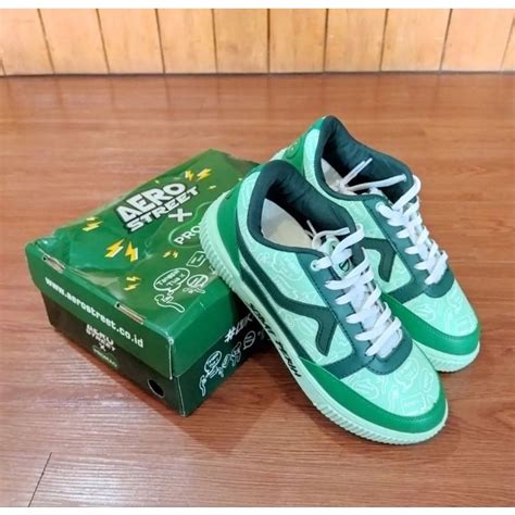 Jual Limited Edition Aerostreet X Promag Sobat Perih Hijau Hijau Tua 37