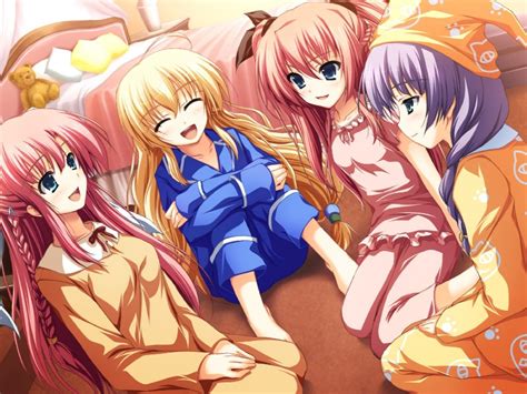 Nikaidou Reika Nikaidou Aya Kurayashiki Tae And Tsuki Akatsuki No
