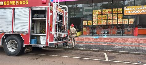 Corpo de Bombeiros é acionado para princípio de incêndio em loja PP