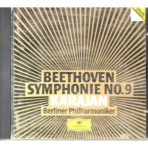 Beethoven Symphonie N9 Karajan Berliner Philharmoniker Cd Album