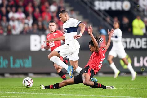 Foot mercatolive Match PSG Rennes chaîne TV et compos