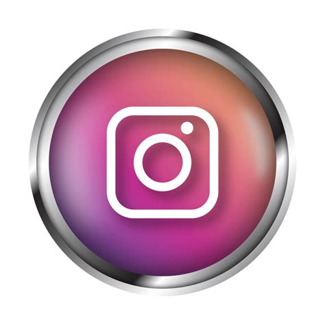 Social Media Instagram Realistic Icon Png Free Png