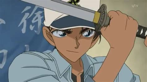 Hattori Heiji doing kendo コナン かわいい 服部 平次 コナン アニメ