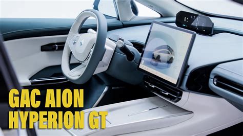 First Look GAC Aion Hyper GT Interior YouTube