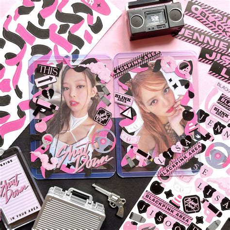 Kpop Blackpink Shut Down Deco Theme Sticker Blackpink Sticker Etsy