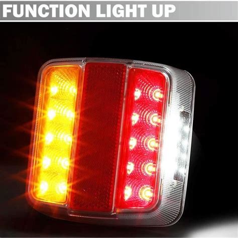 12V Led Feux Arrière De Remorques Feu Remorque Led 12V Etanche