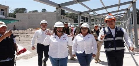 Moquegua Supervisan Avance De Obras En Colegio De Alto Rendimiento