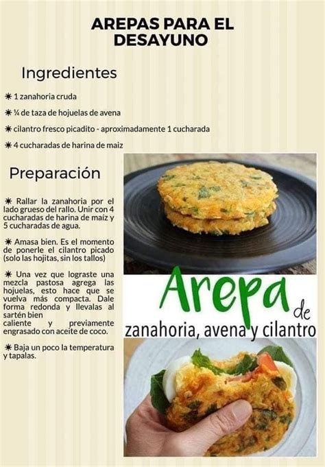 Arepa Saludable De Zanahoria Avena Y Cilantro Artofit