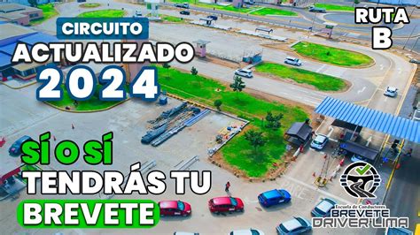 Examen De Manejo A1 Actualizado 2024 Ruta B Touring Lima YouTube