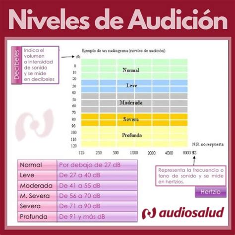Tabla de Porcentaje de Pérdida Auditiva AudioSalud