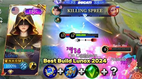 Best Build Lunox How To Use Lunox Top Global Lunox Youtube