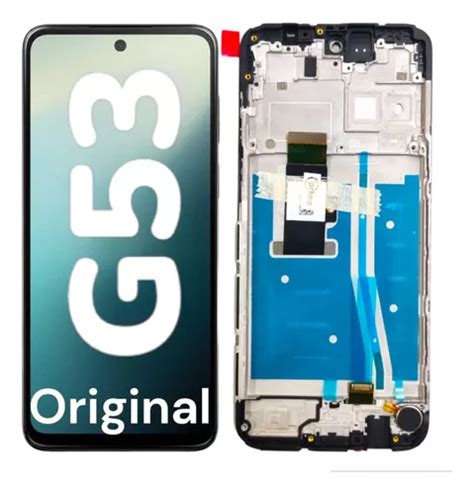 Tela Frontal Display Moto G53 5g Original Nac C Aro Xt2335 Frete grátis