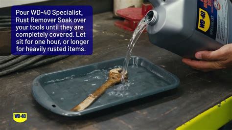 How To Remove Rust From Metal Tools Wd Specialist Rust Remover