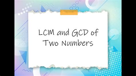 C Programs While Do Loop LCM And GCD Of Two Numbers YouTube