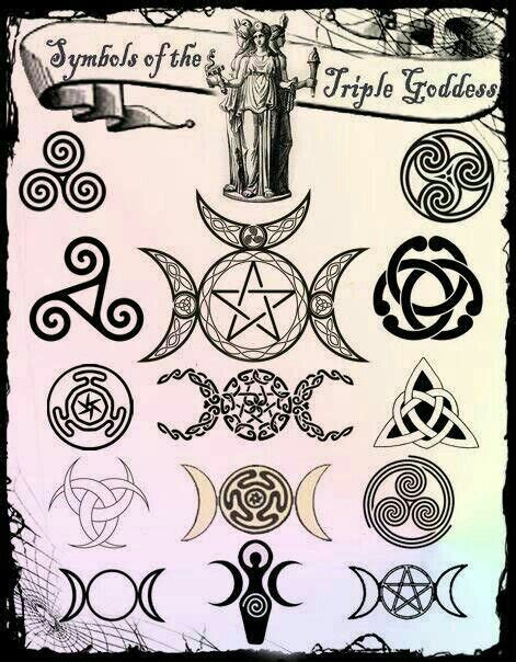 Símbolos da Bruxaria Significados Wicca Bruxaria Amino