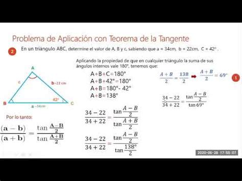 Teorema De La Tangente YouTube
