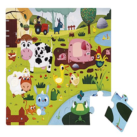 Puzzle Tactile Les Animaux De La Ferme Pour Enfants D S Ans