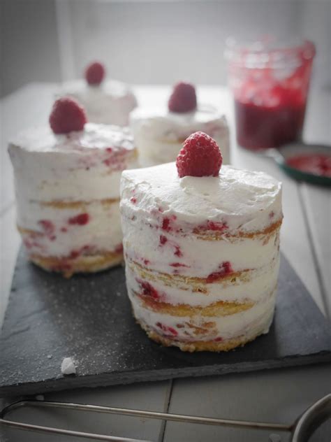 Mini naked cakes à la framboise Blog de cuisine créative recettes