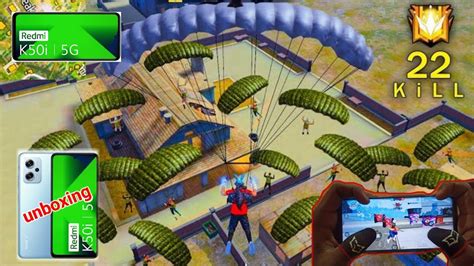 Redmi K50i Free Fire Gameplay Best Mobile Redmi K50i Free Fire
