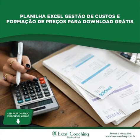 PLANILHA GRÁTIS Gestão de Custos e Formação de Preços